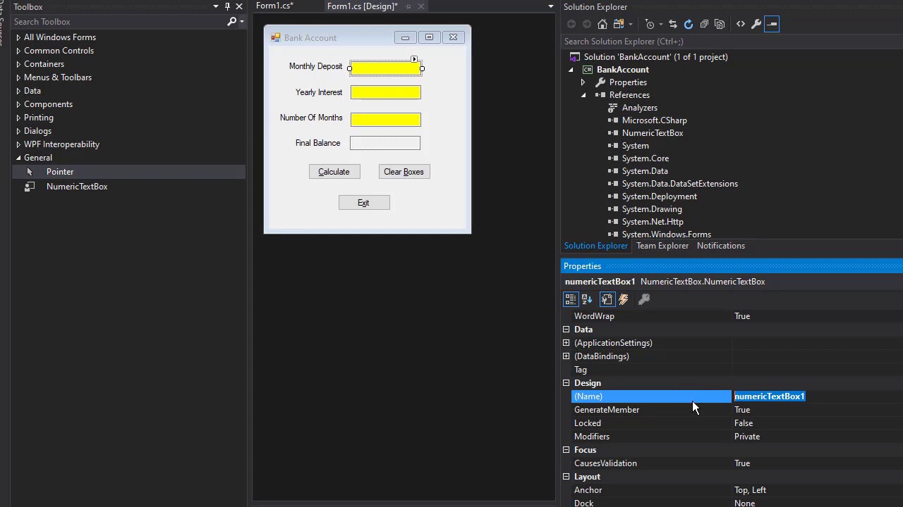 C# Projects for Beginners: Custom WinForms Controls - TextBox 5/5