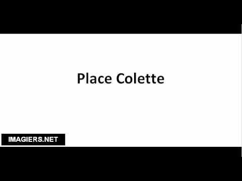How to pronounce Place Colette