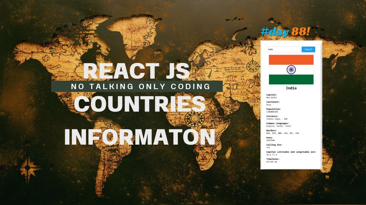 Day 88 of 100days of coding challenge to become a front-end developer #asmr learning react