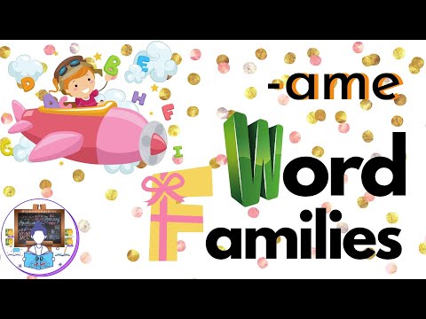 [-ame] Word Families