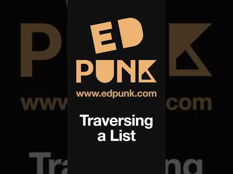 [Day 53] Traversing a List in Python | Learn Python | Dark Mode #100daysofpython