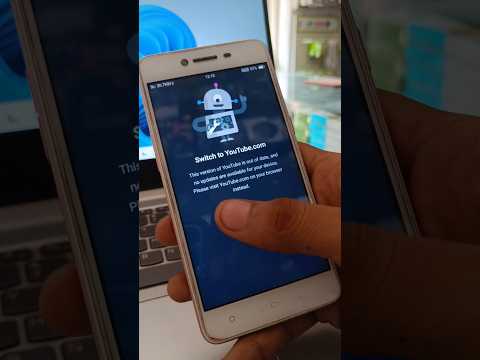 NO UPDATE ARE AVAILABLE FOR YOUR DEVICE | SWITCH TO YOUTUBE.COM | YOUTUBE VERSION PROBLEM #shorts