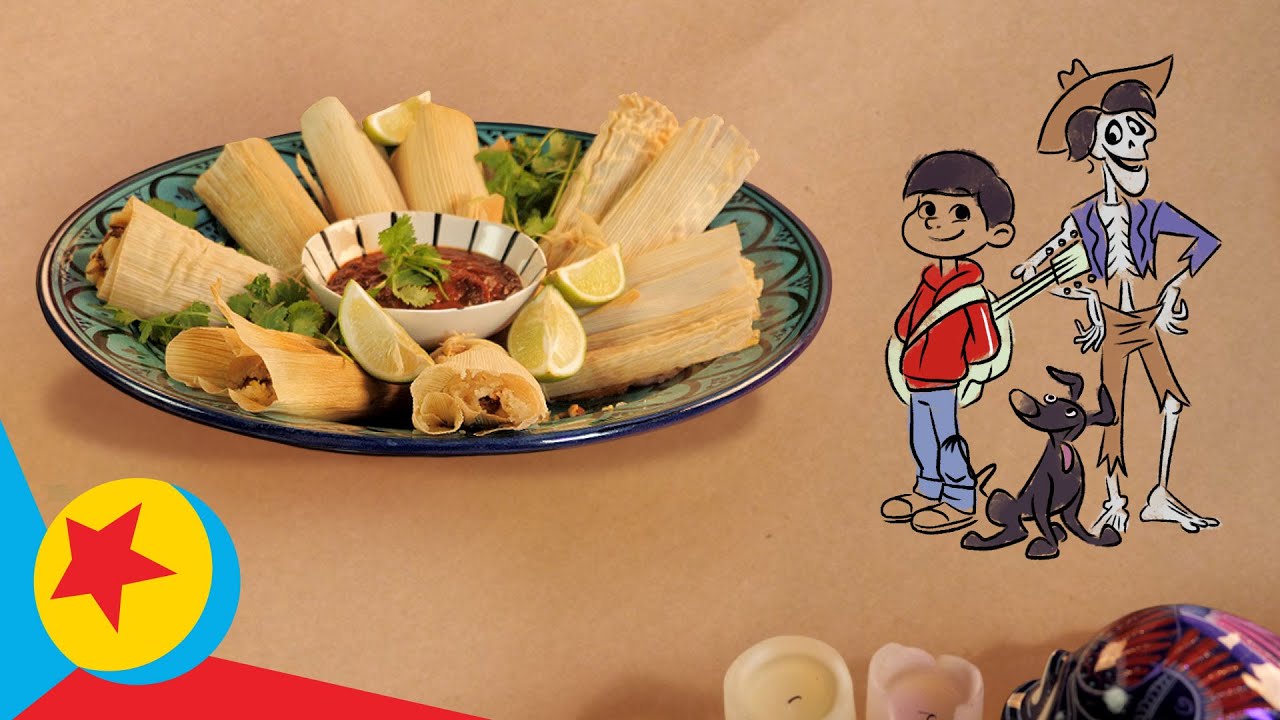 Miguel Cooks Tamales | Cooking With Pixar | Pixar - Cooking Videos