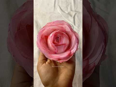 Viral Tissue Rose π₯ @Mydreamcrafter #shorts #diy #trending #youtubeshorts