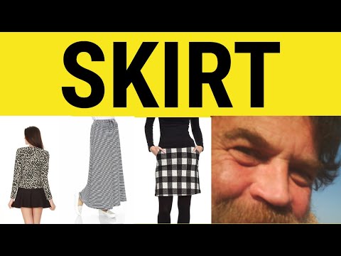 🔵 Skirt Meaning - Skirt Round Definition Skirted Meaning - Vocabulary IELTS CAE CPE British English