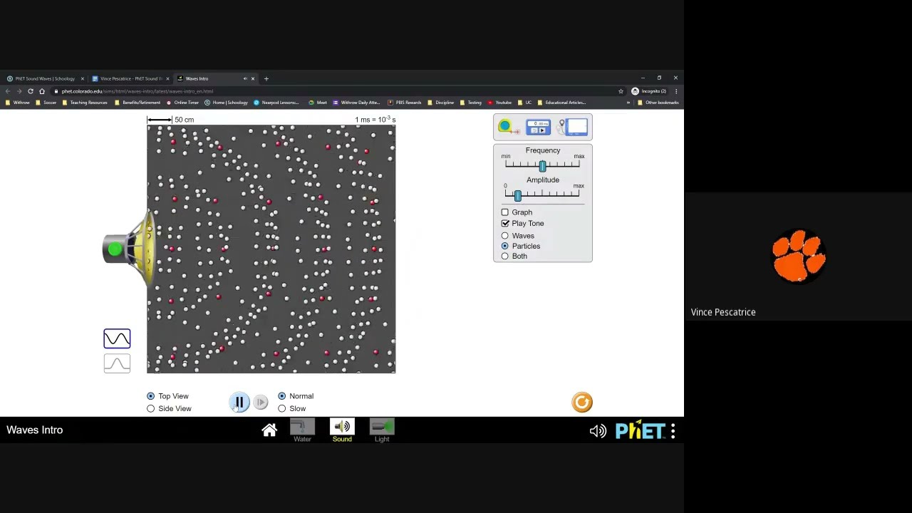 PhET Sound Waves Walkthrough