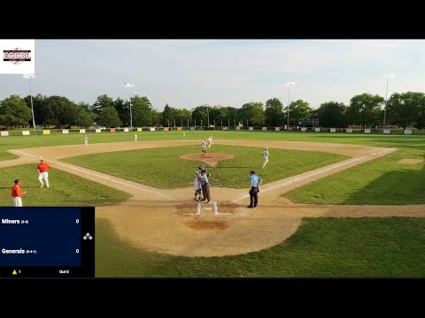 ECCBL: Scranton/Wilks-Barre Miners vs. Trenton Generals Game 2 (6/21/25)