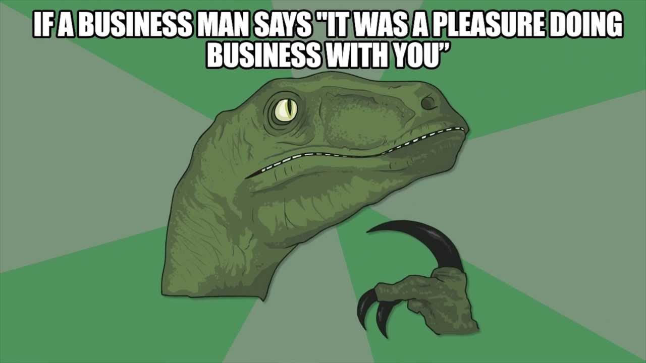 BUSINESSMEN - Philosoraptor