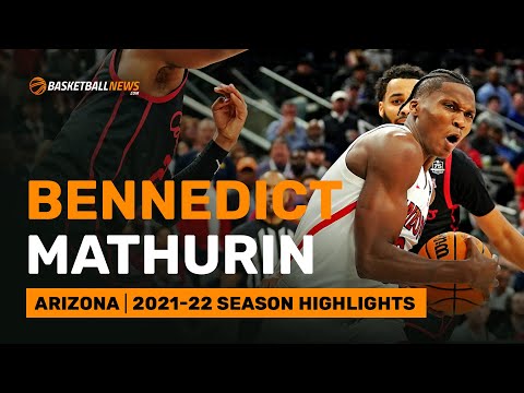Bennedict Mathurin | Arizona | 2021-22 Season Highlights