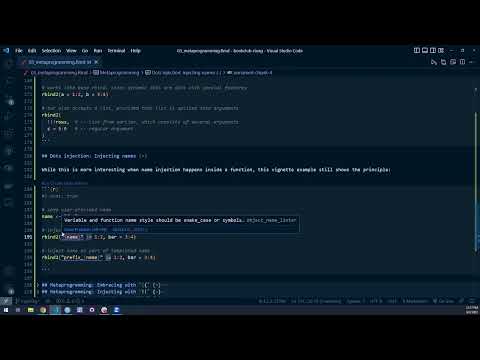 rlang docs: Injecting with !!, !!!, and glue syntax (rlang01)