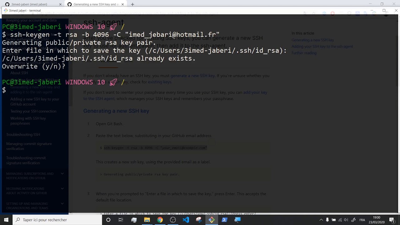 5 - How to authenticate with GitHub using SSH