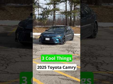 3 Cool Things 2025 Toyota Camry Hybrid XSE AWD #automobile #autoreview #carreview