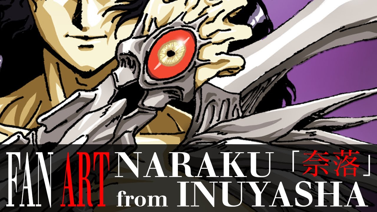 Naraku 「奈落」 Inuyasha「犬夜叉」 Fan Art Timelapse