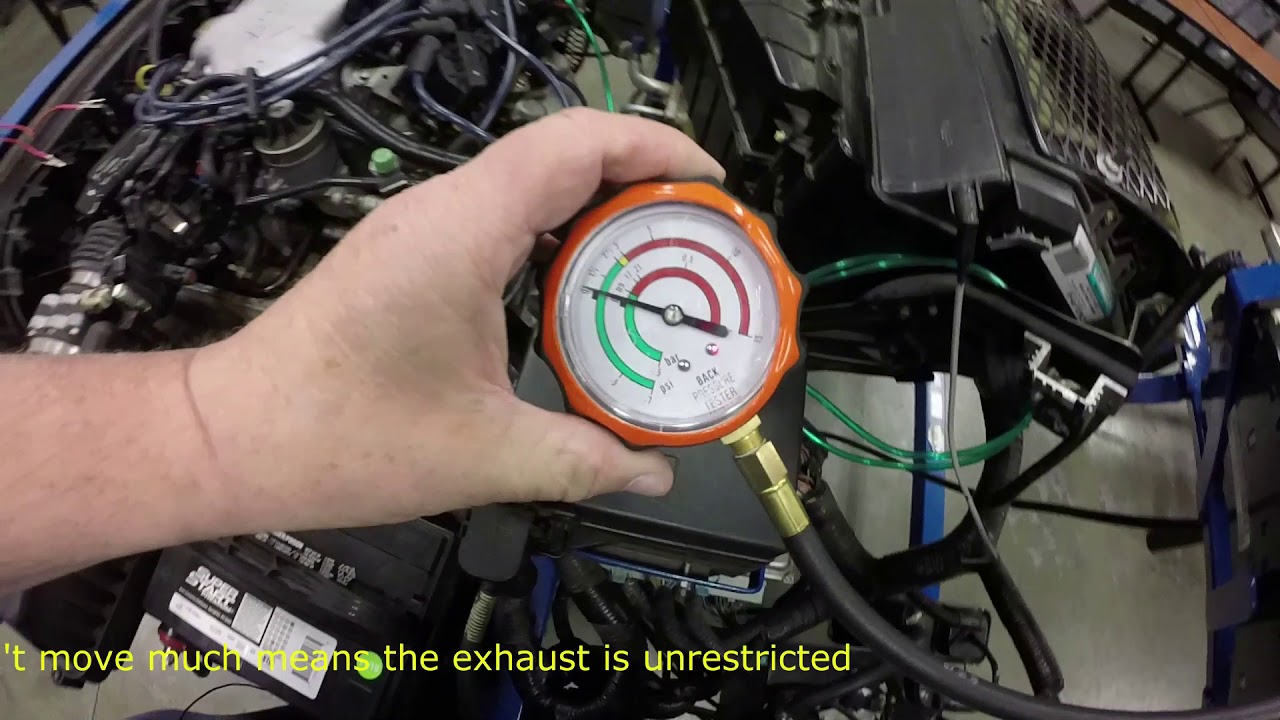 Exaust Back Pressure Test