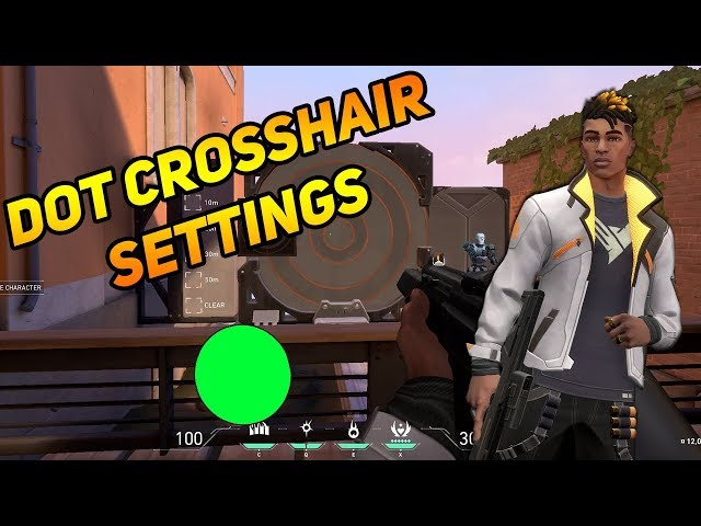 How to get a dot crosshair in Valorant