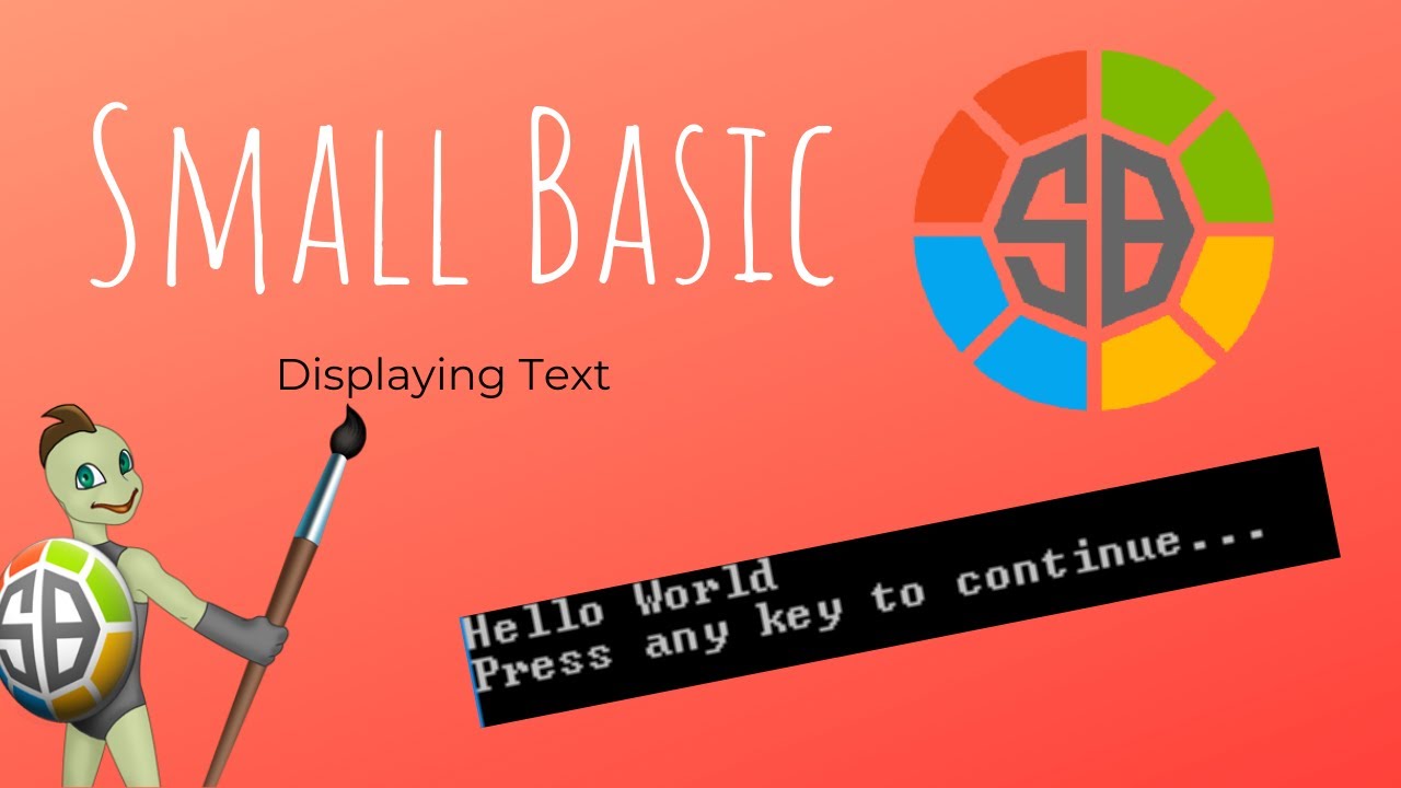 Small Basic | Displaying Text