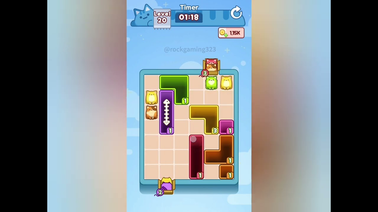 Drop the Cat! Level 20 Walkthrough