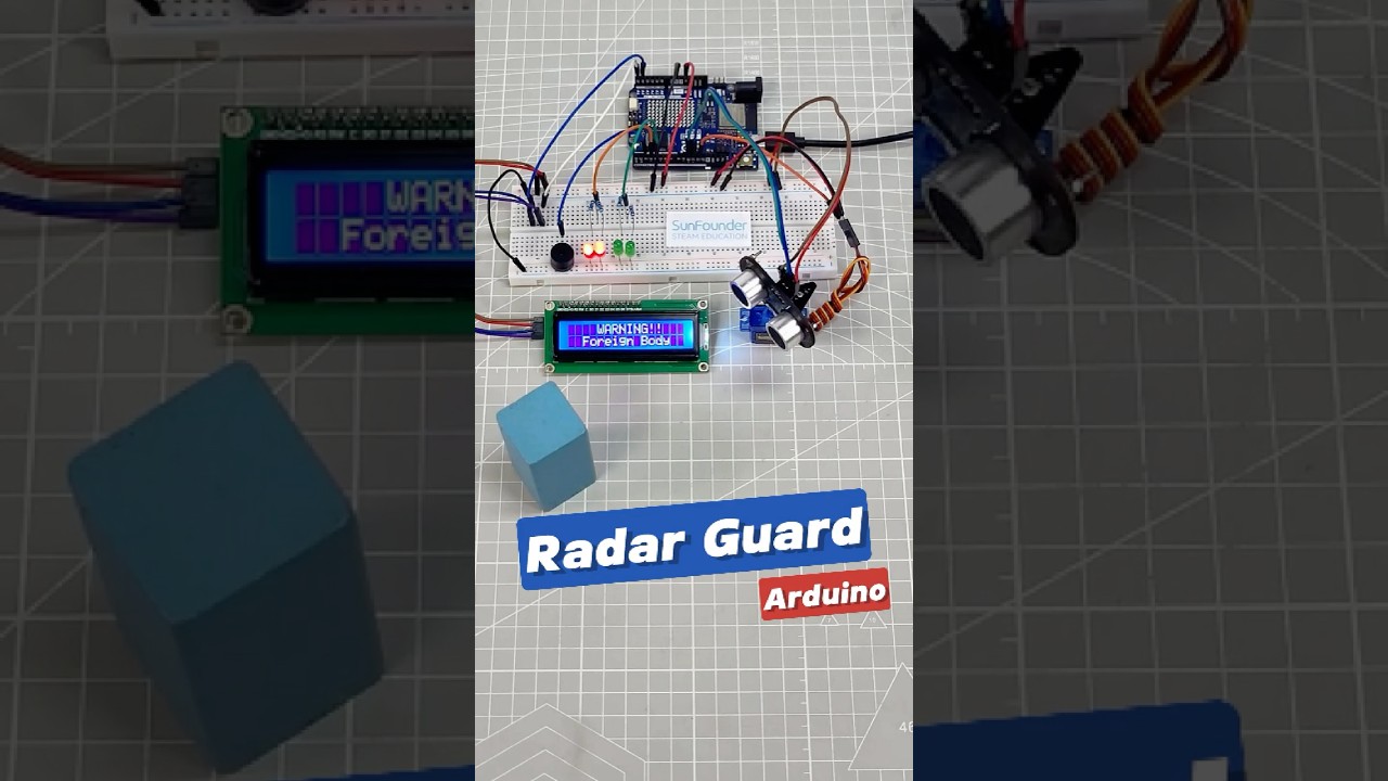 How to Make a Motion-Tracking Radar with Arduino 🛠 #arduino #arduinoproject