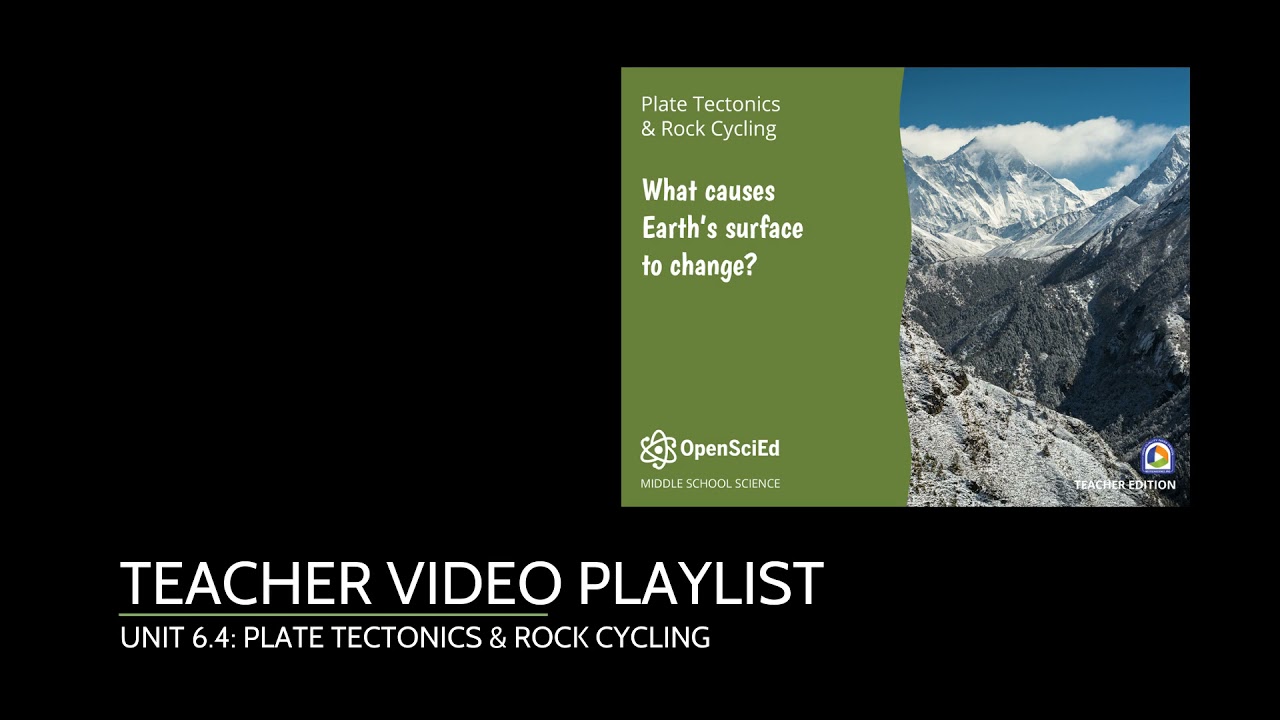 6th Grade Plate Tectonics - MS-ESS1-1, MS-ESS2-1, MS-ESS2-2, MS-ESS2-3