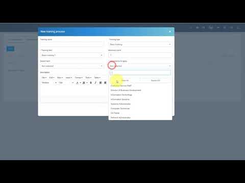 Perfex CRM Modules - HR Records - Training - Program