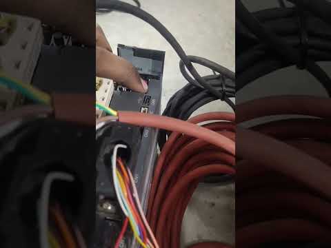 How to run jog mode Servo drive MITSUBISHI MR-J3-100A 1KW #youtubeshorts #electrical #servomotor