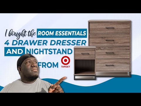 Best Review of Room Essentials 4 Drawer Dresser and Nightstand
