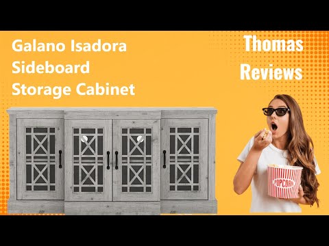 Galano Isadora Sideboard Storage Cabinet Unboxing & Setup