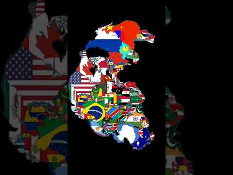 América, Eurasia, África, La Antártida y Oceanía=Pangea