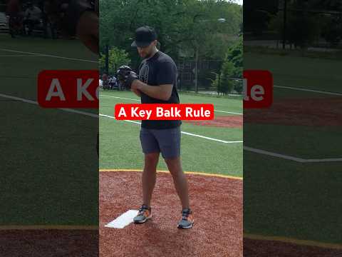 Baseball Balk Rules: 1 of 13 - No Moving #shorts #baseball