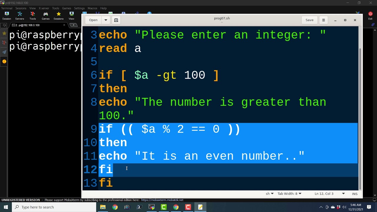 EP024 - Linux Unix Bash Scripting - If Statement