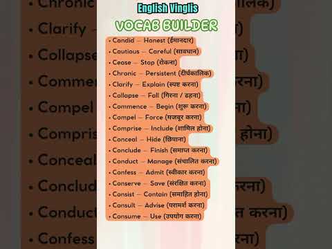 Ace C Words Part-I #shorts #spokenenglish #vocabulary