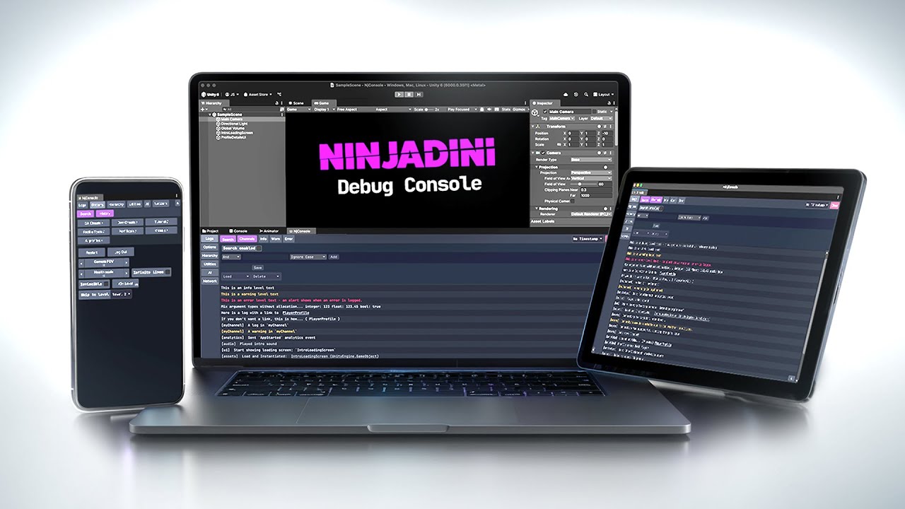 Introducing Ninjadini Debug Console aka NjConsole for Unity