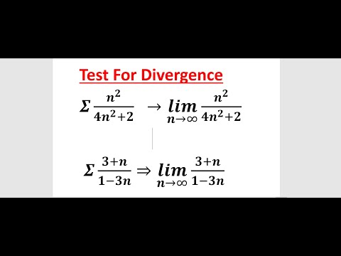 The Test for Divergence