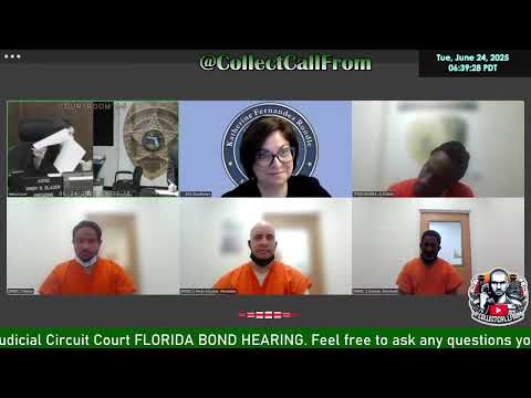 *Eleventh Judicial Circuit Court FLORIDA BOND HEARING 06/24/2025 6:00am PST