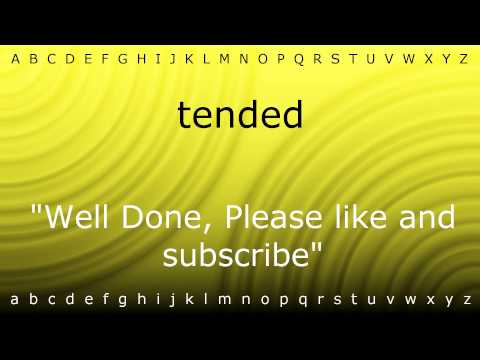 Here I will teach you how to pronounce 'tended' with Zira.mp4