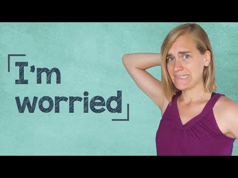 German Lesson (53) - How to Say "I'm Worried!" - Vocab & Phrases - B1