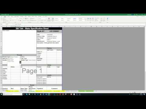 Tech Packs for Fashion - Data Validation