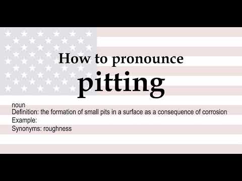 pitting