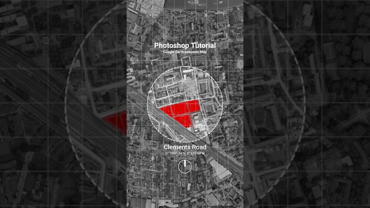 Google Earth + Photoshop #GoogleEarthEdit #PhotoshopArt #MapDesign #CreativeMapping #Architecture