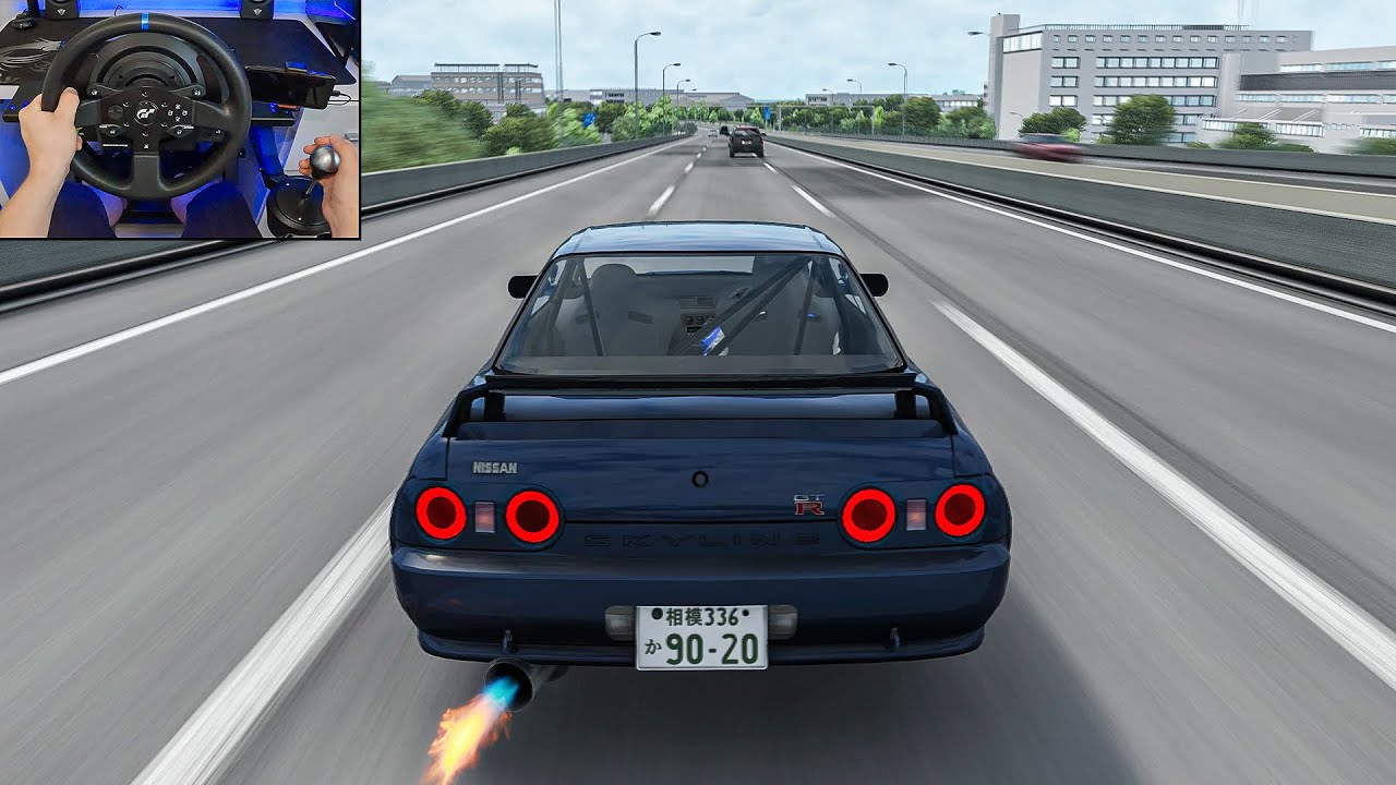 1300HP Nissan Skyline GT-R R32 With Sequential Gearbox - Assetto Corsa | Thrustmaster T300 RS