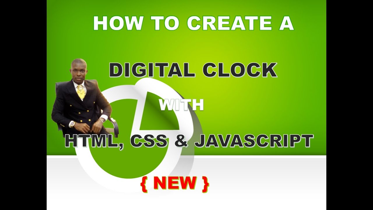 How to Create a Digital Clock with HTML, CSS and Javascript