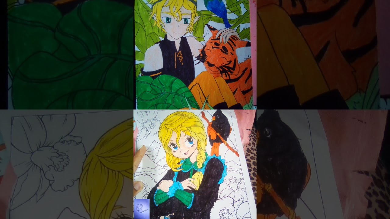 Manga Coloring Pages Vocaloid Twins Rin and Len