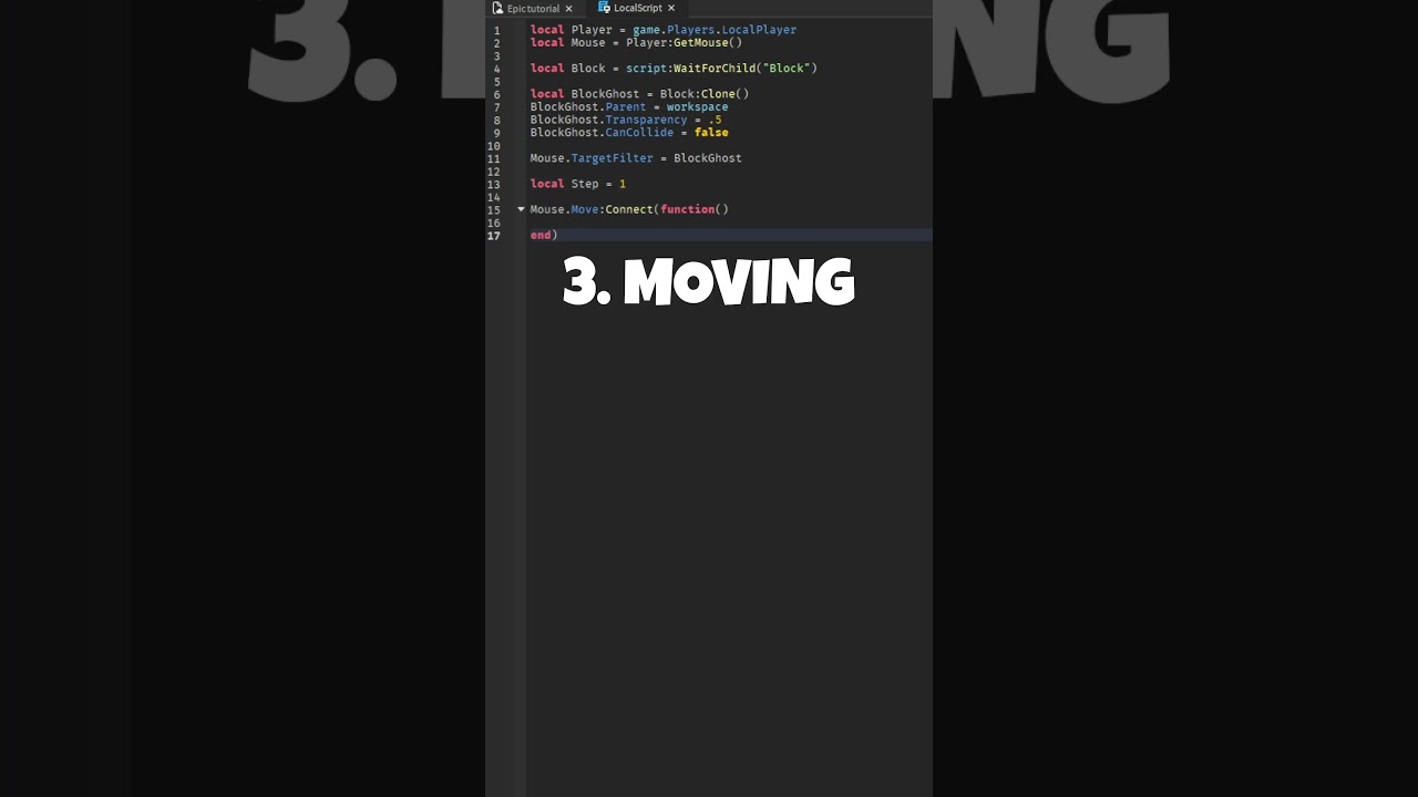 How To Make A GRID BUILDING SYSTEM!