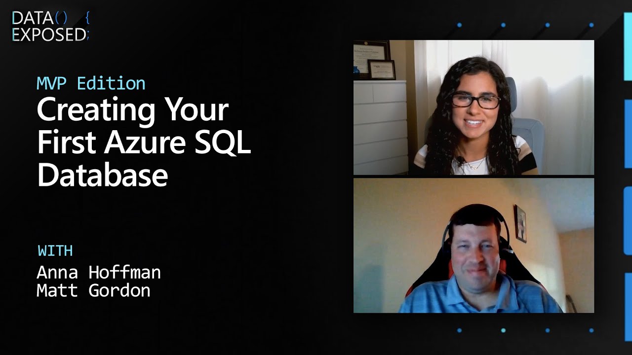 Creating Your First Azure SQL Database | Data Exposed: MVP Edition
