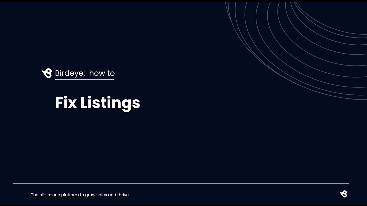 Fix Business Listings