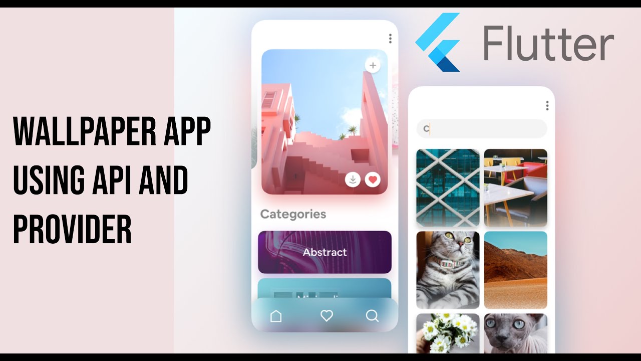 Flutter Wallpaper App using API and Provider | 2021