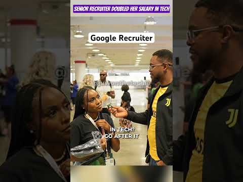Google recruiter shares SIMPLE advice about breaking into tech