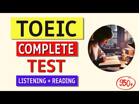 TOEIC Practice Test 2024: Ace Listening & Reading with Answer Key!