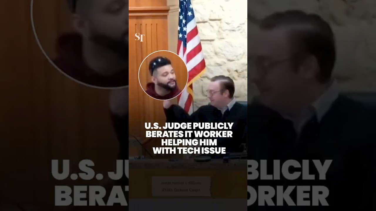 US judge caught berating IT worker in Texas courtroom