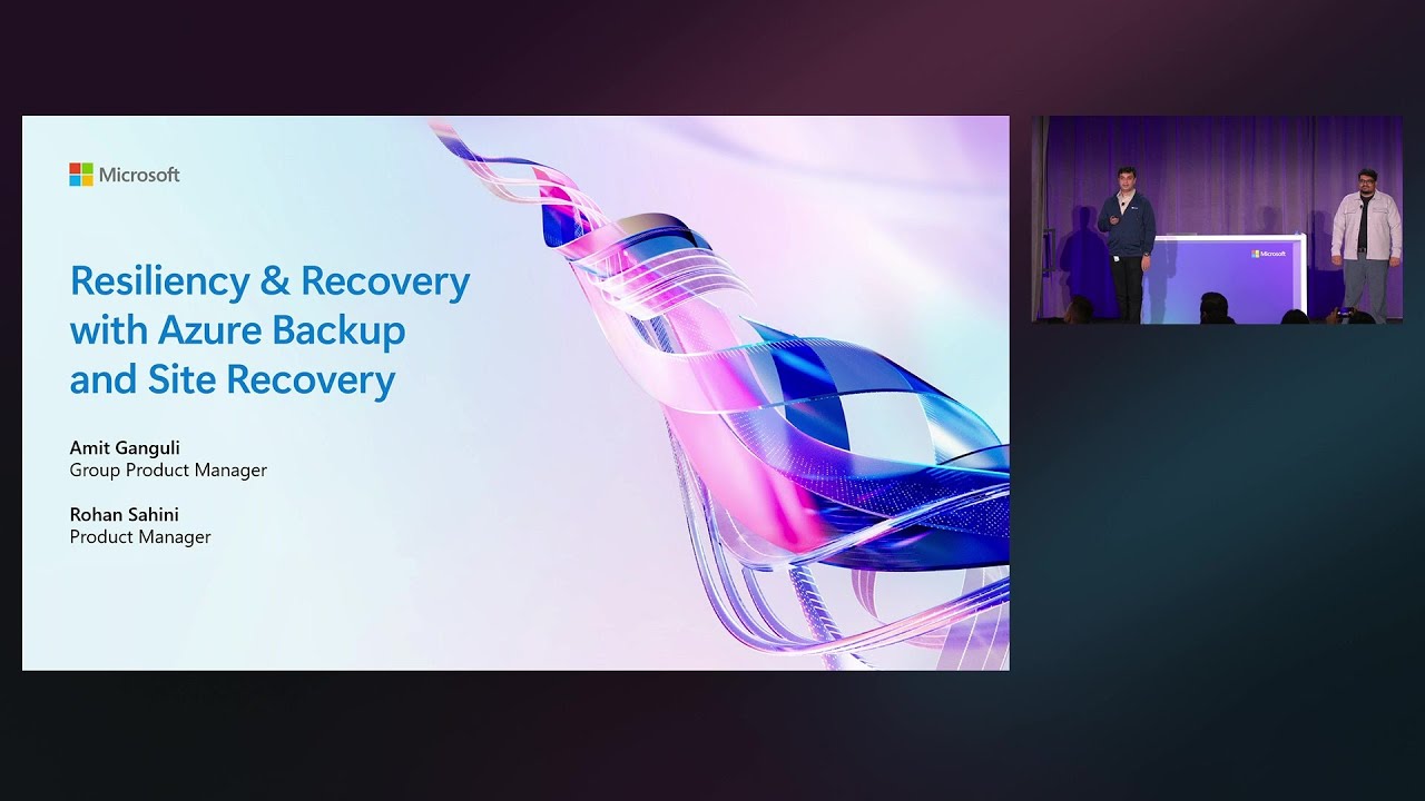 Resiliency and recovery with Azure Backup and Site Recovery | BRK146